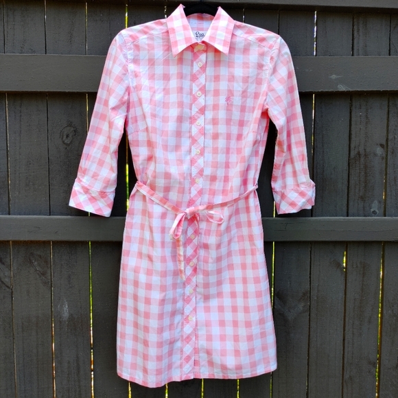 Lilly Pulitzer | Dresses | Lilly Pulitzer Pink Gingham Cornelia Dress ...